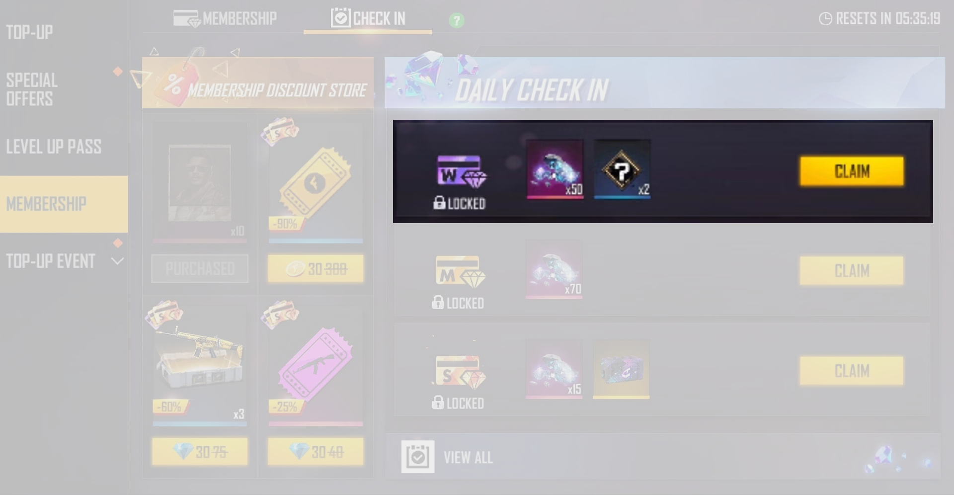 Buy Free Fire Membership BD | Weekly & Monthly | Instant Delivery
